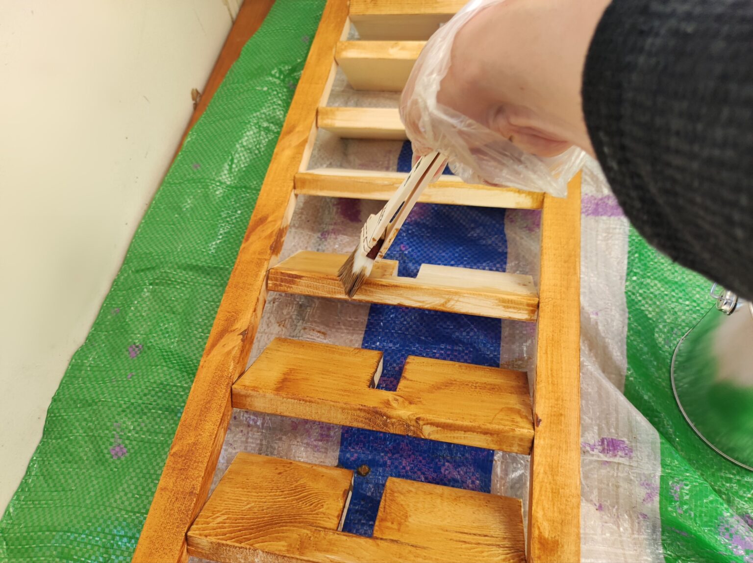 【賃貸DIY】ベランダの目隠しに1×4材でルーバーラティスを自作した - YOYAN BLOG