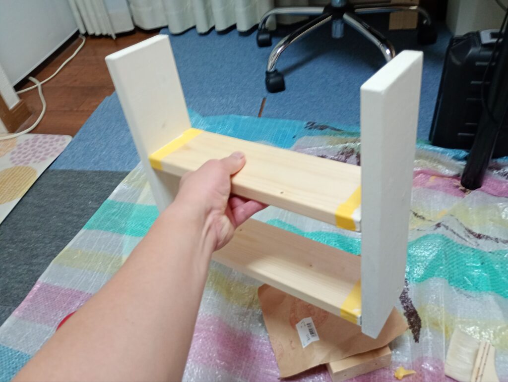 【簡単DIY】スパイスラック（調味料ラック）をワンバイ材で作った - YOYAN BLOG