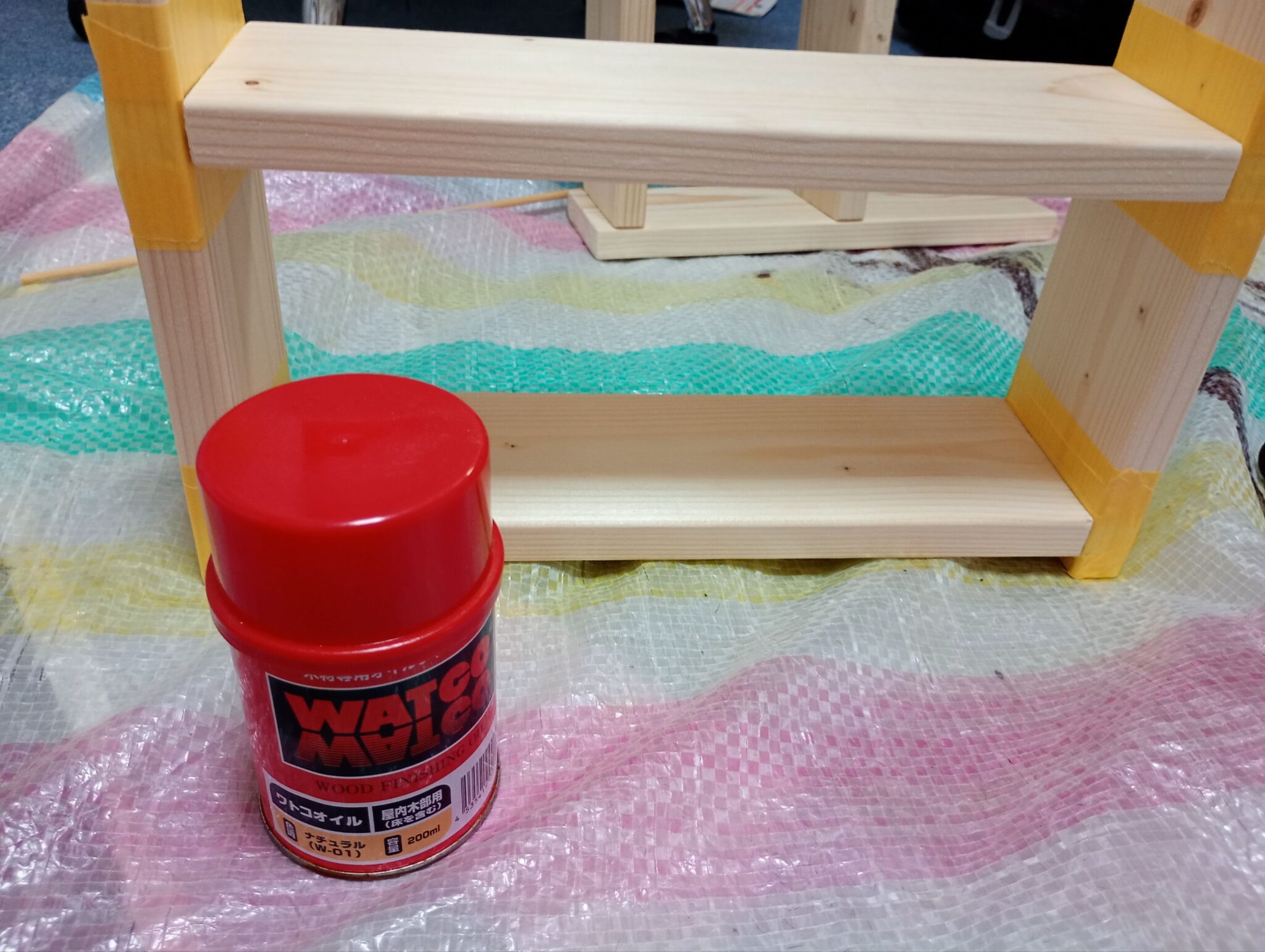 【簡単DIY】スパイスラック（調味料ラック）をワンバイ材で作った - YOYAN BLOG